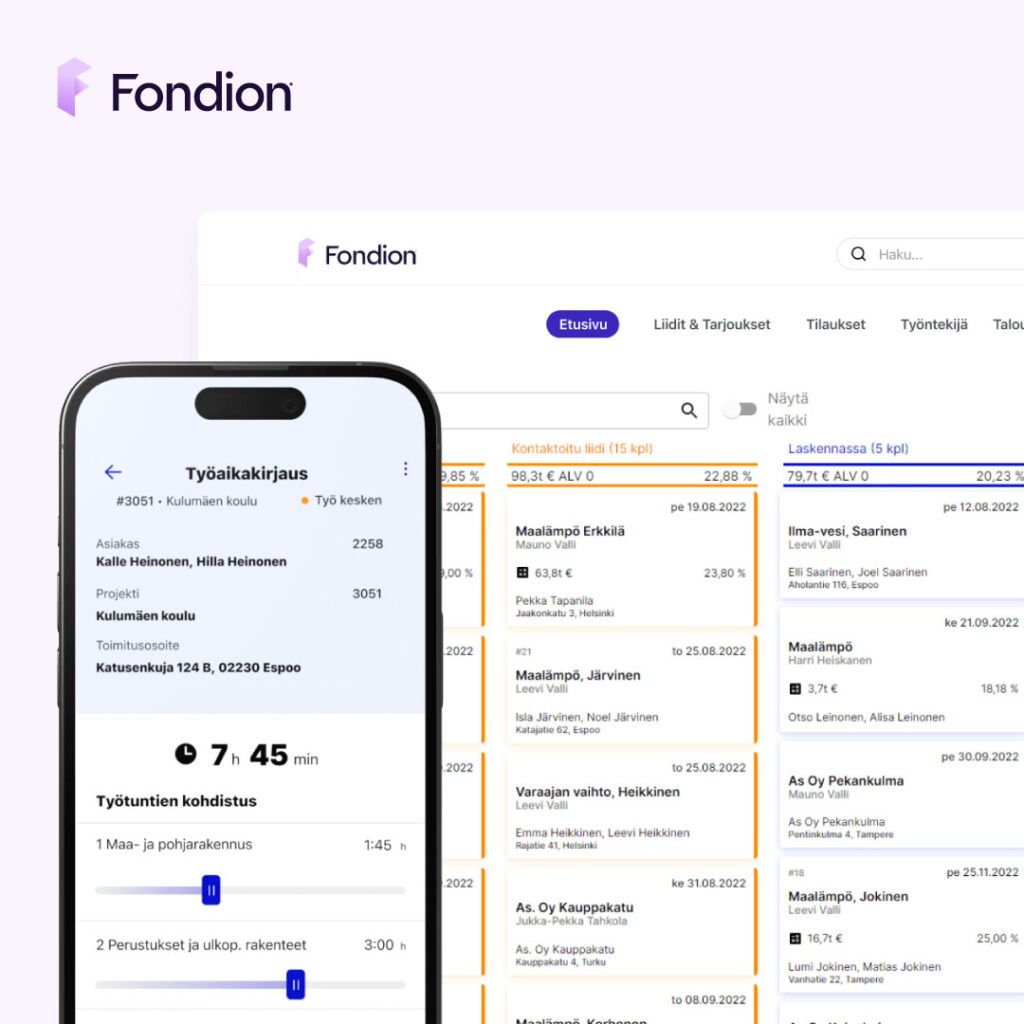 Fondion Transforms Construction with Innovative ERP Solution